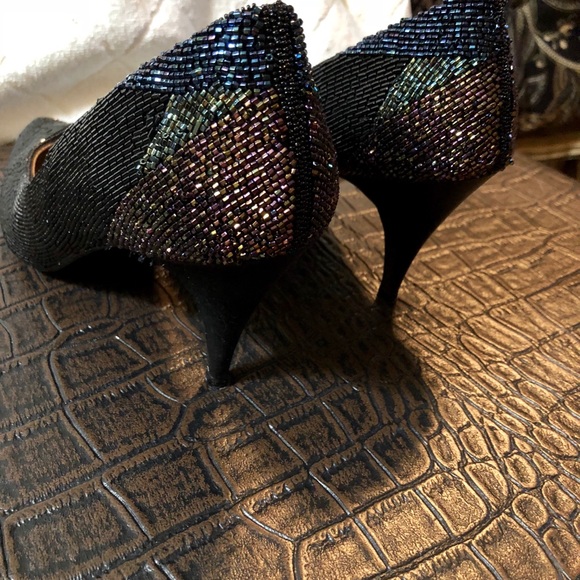 J.Renee | Shoes | J Renee Sparking Bugle Bead Covered Pump 9n | Poshmark